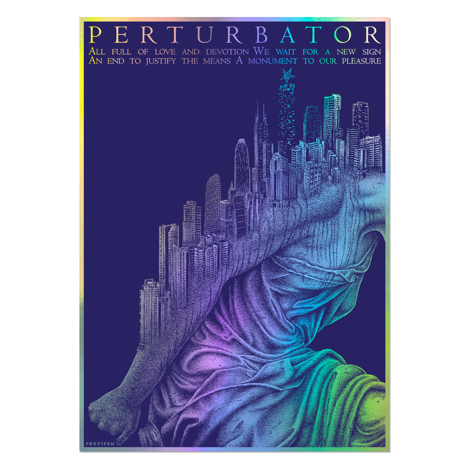 "Buildings" Poster : Perturbator Official Merch