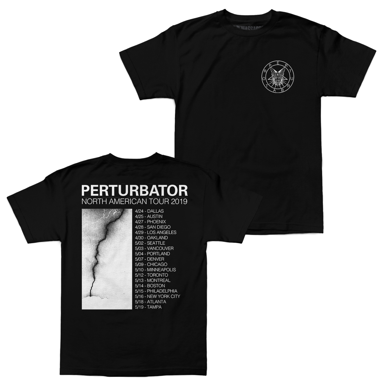 "Tour" Shirt : Perturbator Official Merch