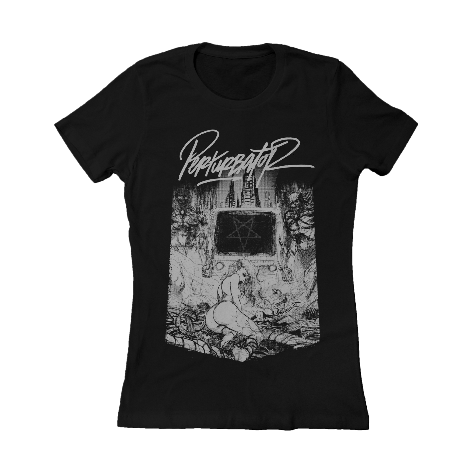 "Anti Bootleg Dangerous Days" Ladies Tee : Perturbator Official Merch