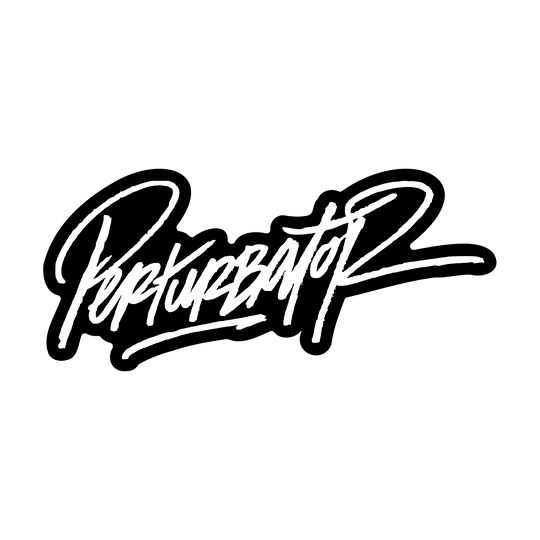 "Script Logo" Sticker : Perturbator Official Merch